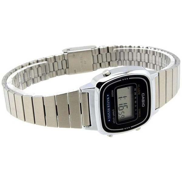 Reloj Casio LA670WD-1D Vintage Plateado LA670WA | UNESTILO